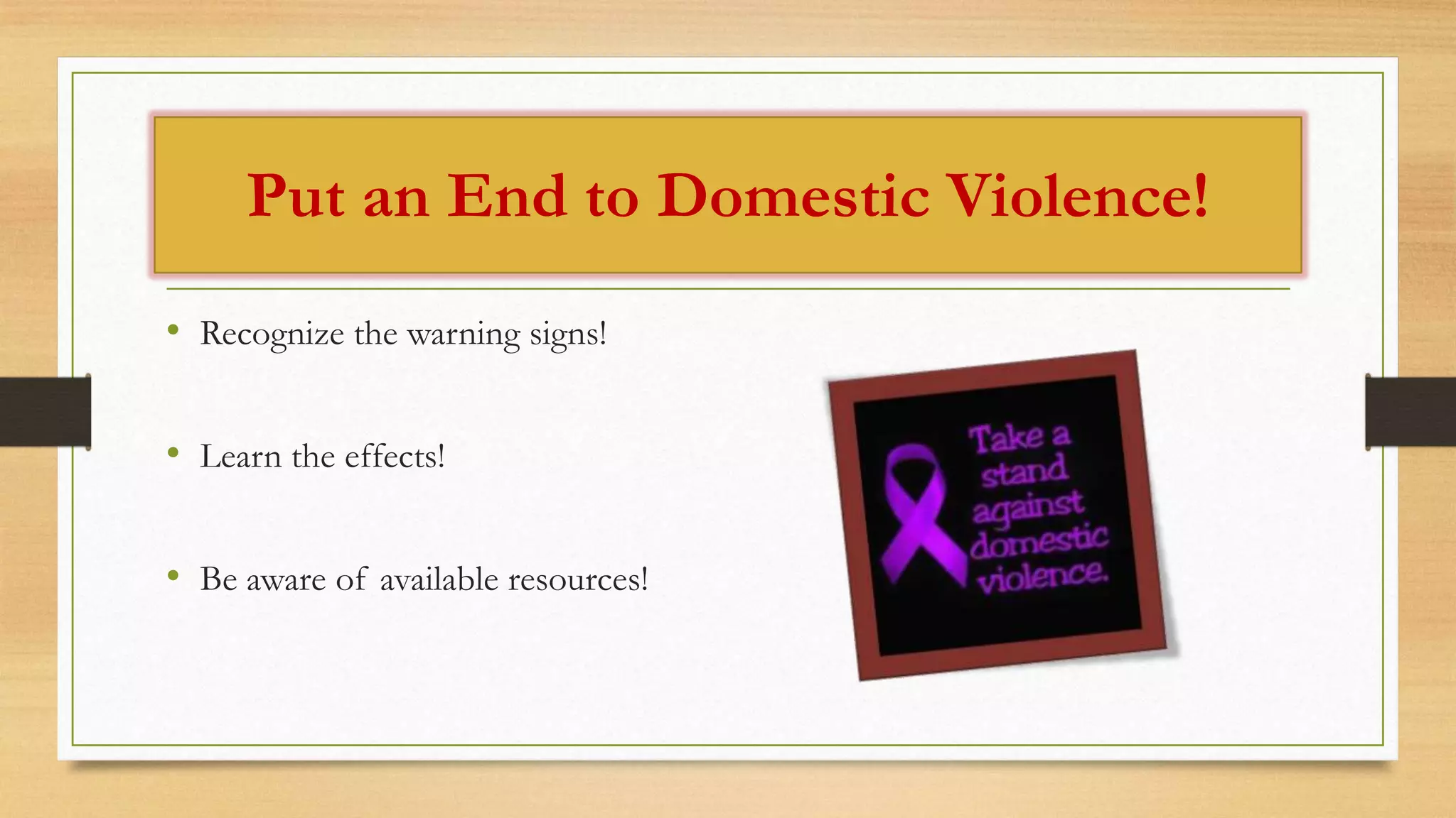 Domestic Violence | PPT