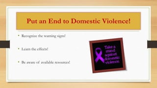 Domestic Violence | PPTX