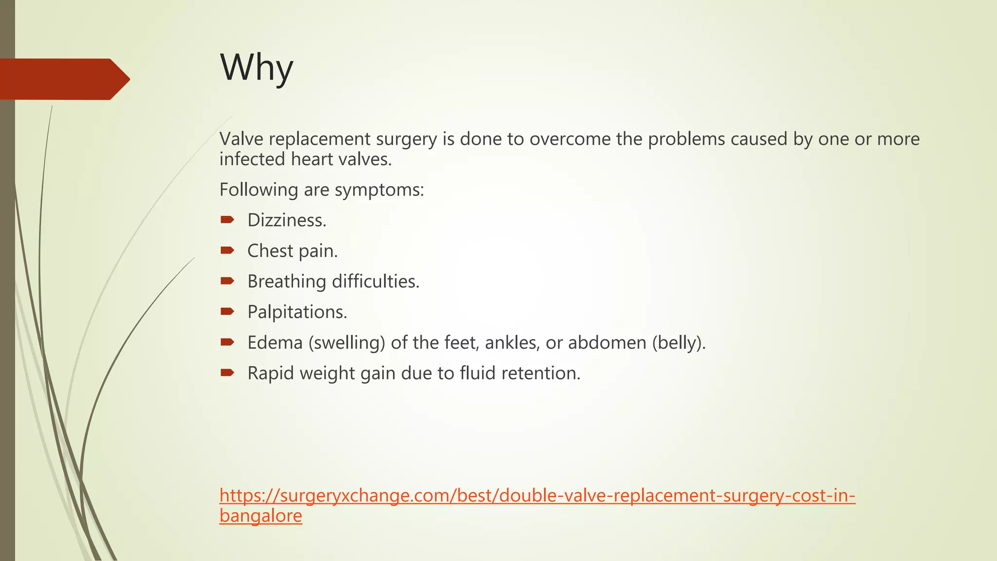 Double Valve Replacement Surgery | PPTX