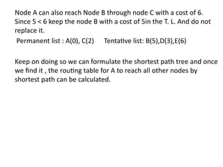 DISTANCE VECTOR ROUTING AND LINK STATE ROUTING | PPT