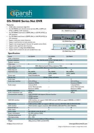 Dvr Catalouge | PDF