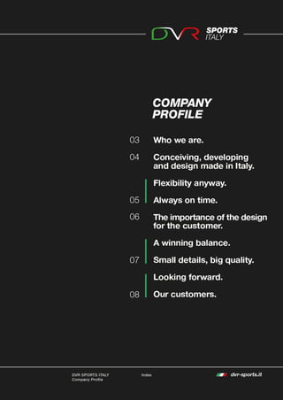 DVR Sports Italy Company Profile | PDF