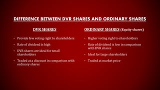 Differential voting rights | PPTX