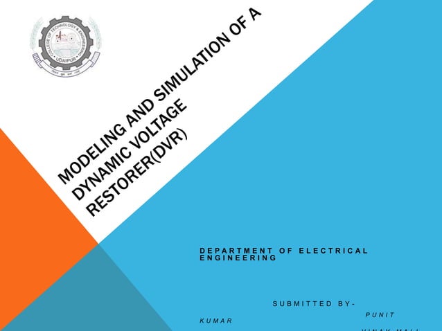 modeling and simulation of a dynamic voltage restorer | PPTX | Cameras and Camcorders | Consumer ...