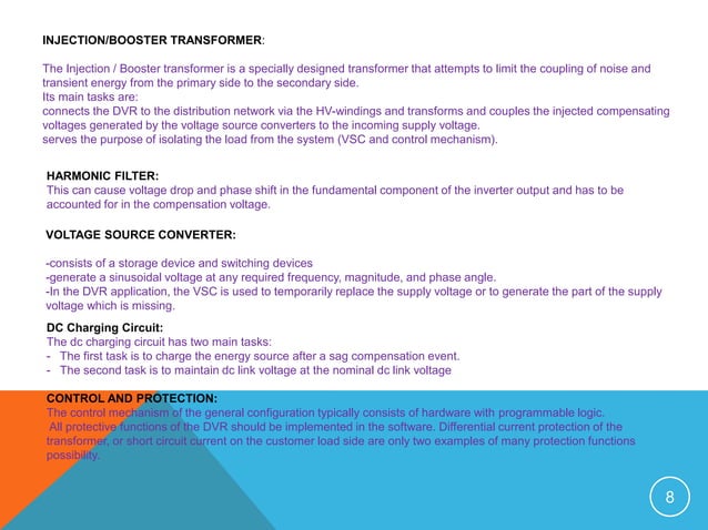modeling and simulation of a dynamic voltage restorer | PPTX | Cameras and Camcorders | Consumer ...