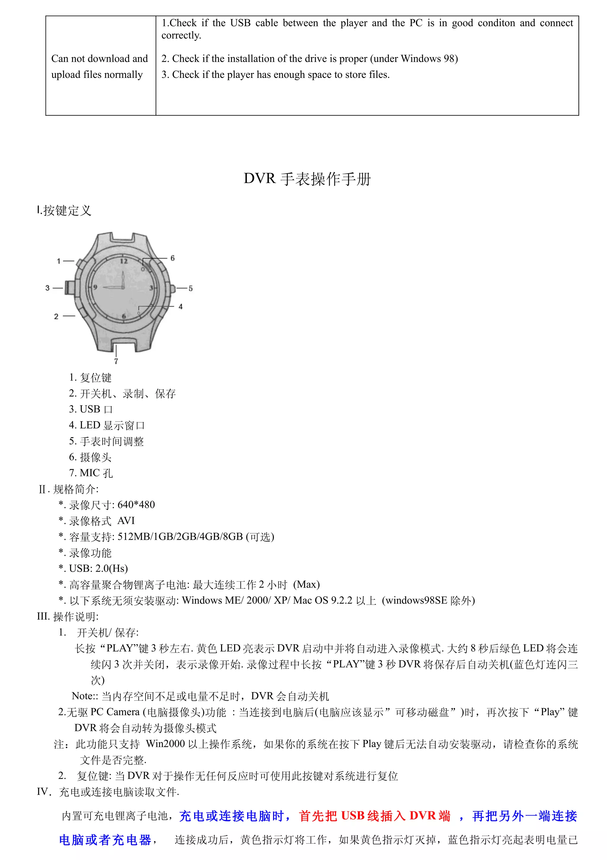 eyespyDvr watch manual v1.01