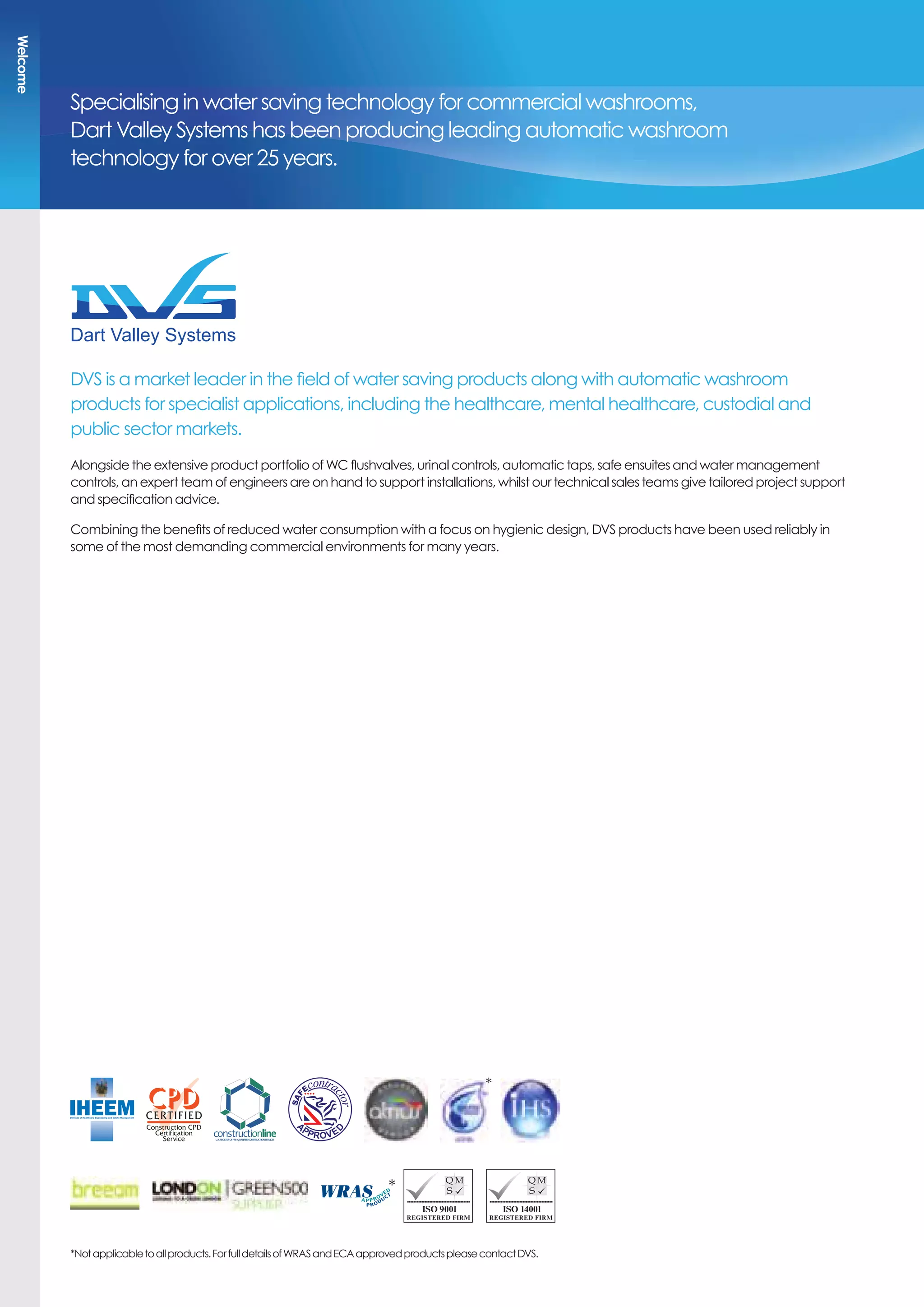 DVS Dart Valley Systems - Main Catalogue | PDF