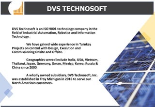 DVS Technosoft 2020 Company Profile | PDF