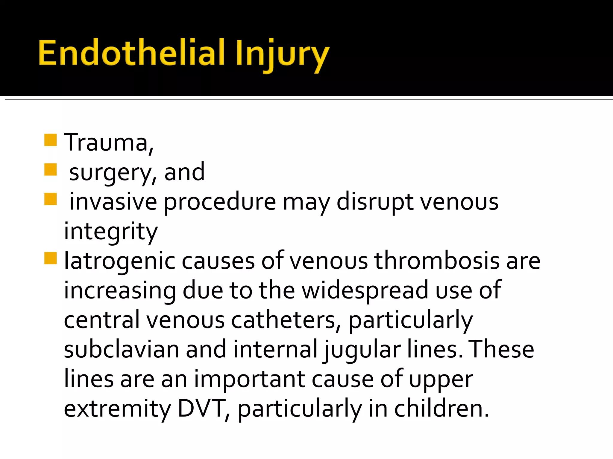 Dvt Deep Venous Thrombosis | PPT