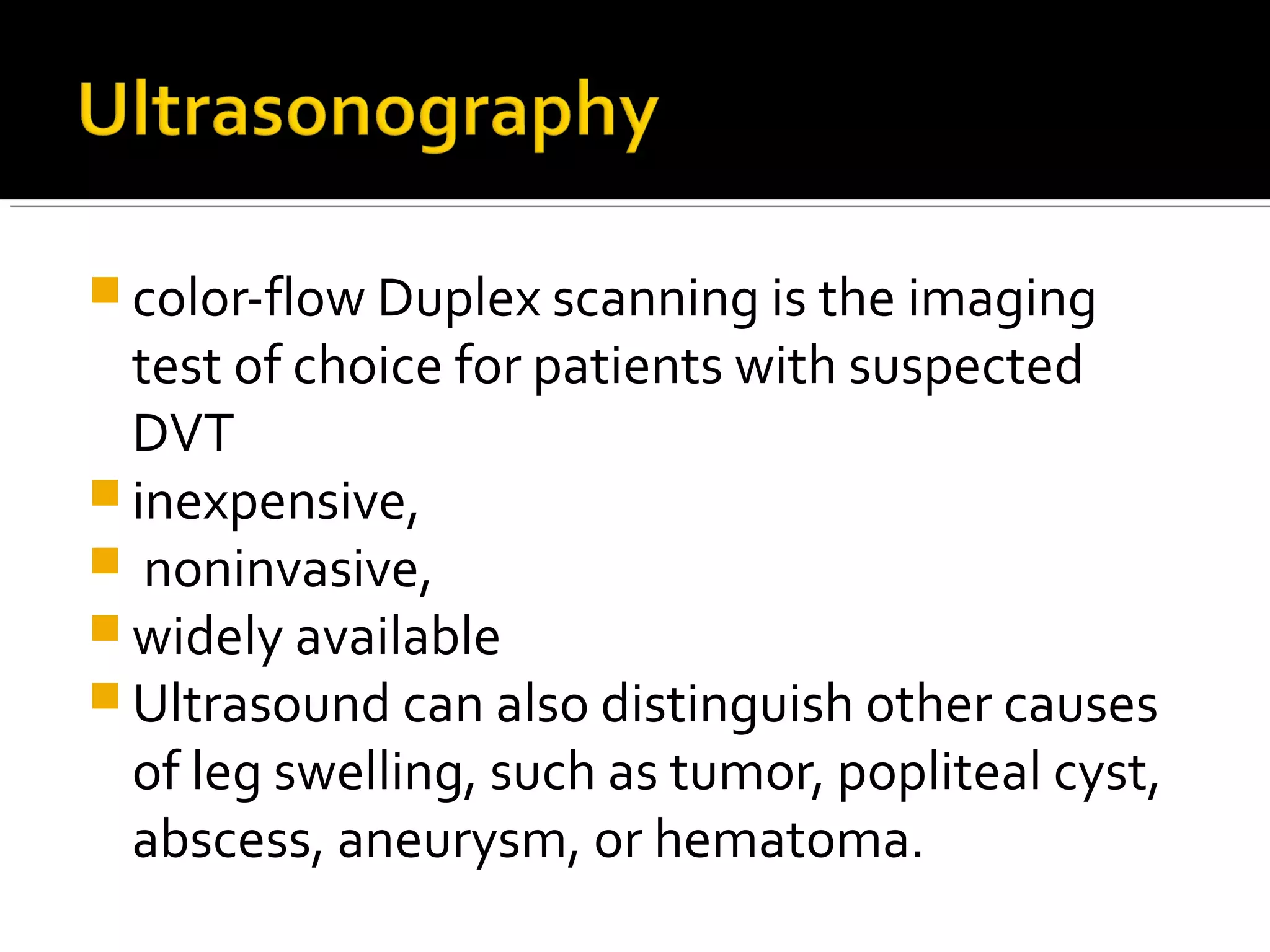 Dvt Deep Venous Thrombosis | PPT