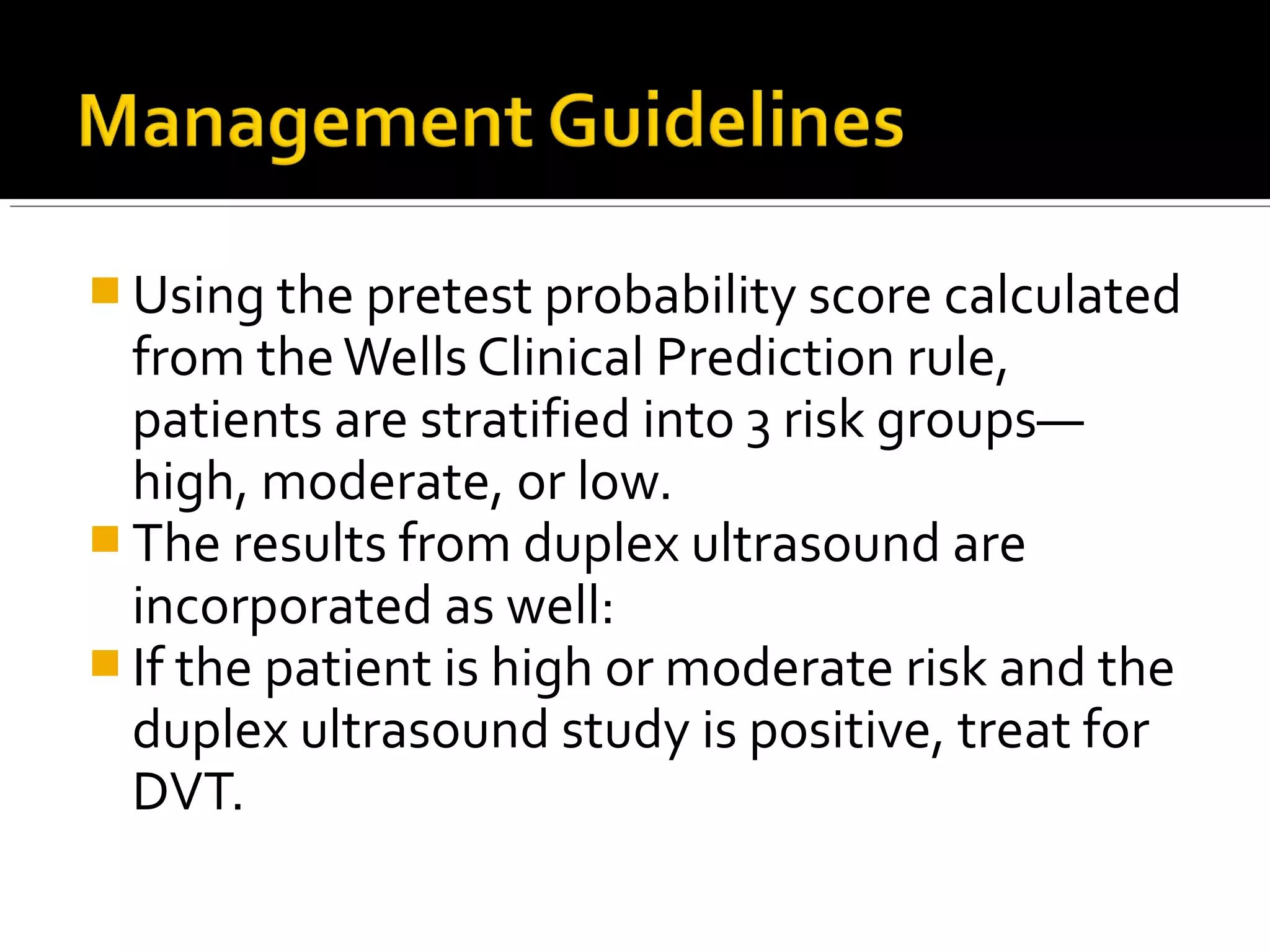 Dvt Deep Venous Thrombosis | PPT