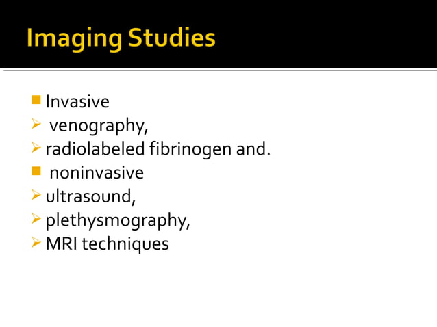Dvt Deep Venous Thrombosis | PPT | Blood Disorders | Diseases and ...
