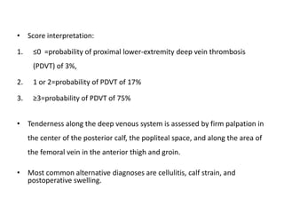 Deep Vein Thrombosis | PPTX