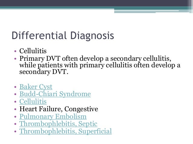 Deep Vein Thrombosis