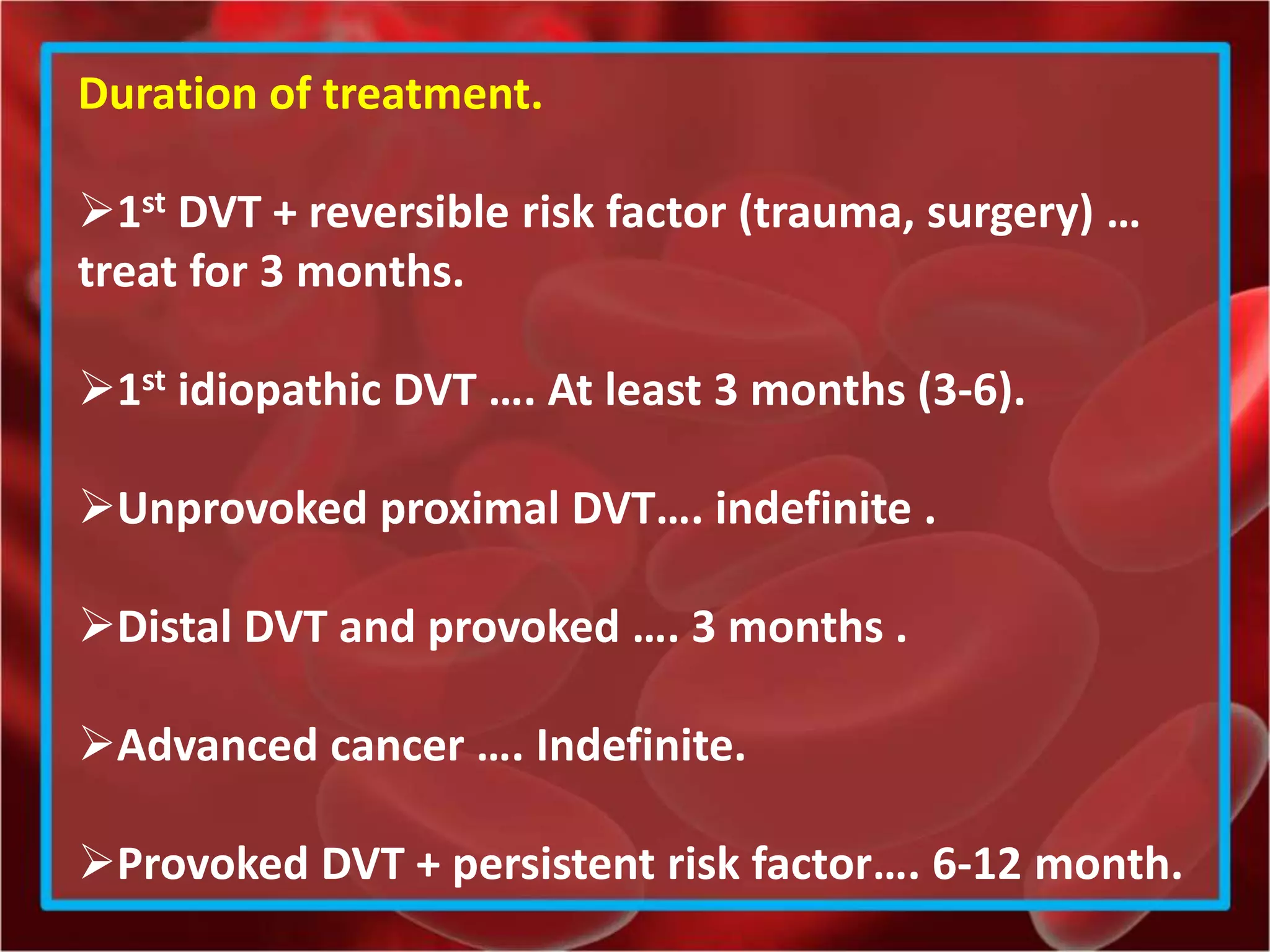 Dvt Deep Vein Thrombosis Ppt