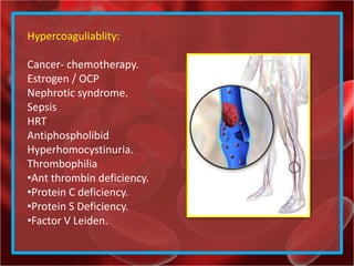 DVT.. Deep vein thrombosis. | PPTX