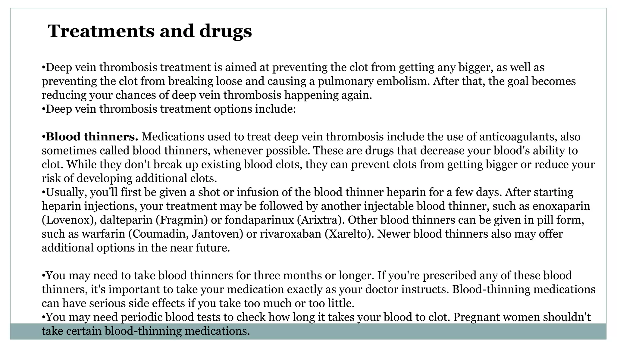 DEEP VEIN THROMBOSIS | PPTX