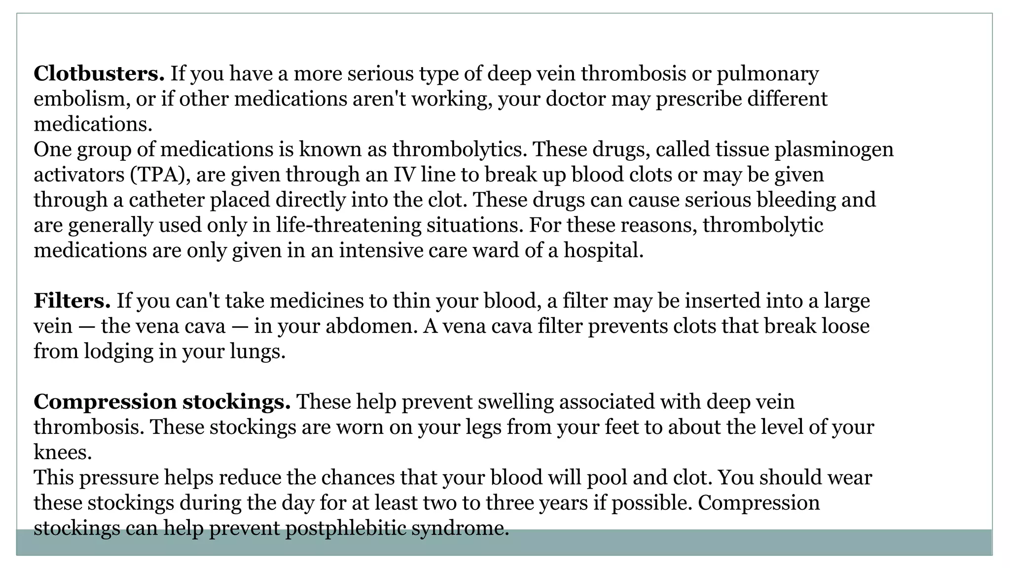 DEEP VEIN THROMBOSIS | PPTX