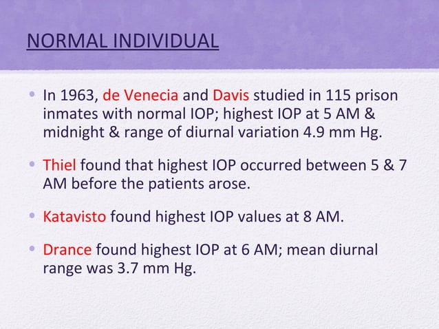 Importance of diurnal variation | PPT | Eye and Vision Conditions ...