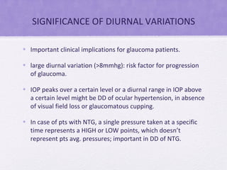Importance of diurnal variation | PPT