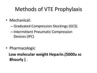 Dvt prophalaxis | PPT