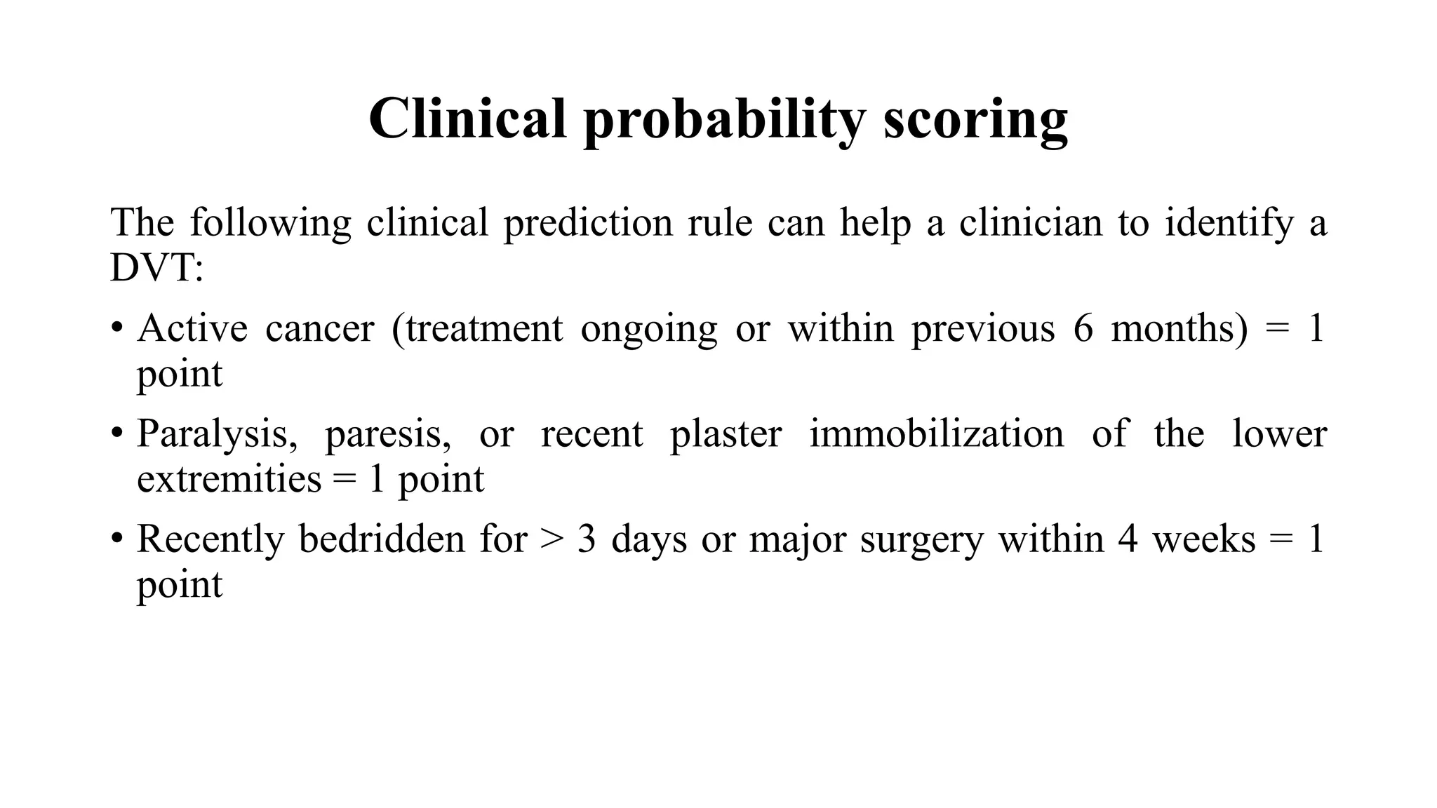 Deep Venous Thrombosis (DVT) | PPTX