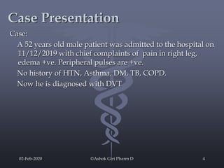 Deep Vein Thrombosis | PPT