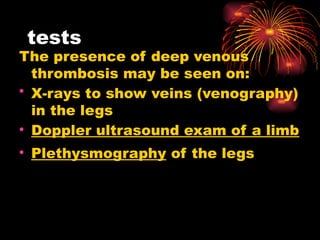 DEEP VENOUS THROMBOSIS ANESTHETIC CONSIDERATIONS | PPTX