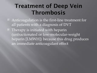 Comprehensive Overview of Deep Vein Thrombosis and Pulmonary ...