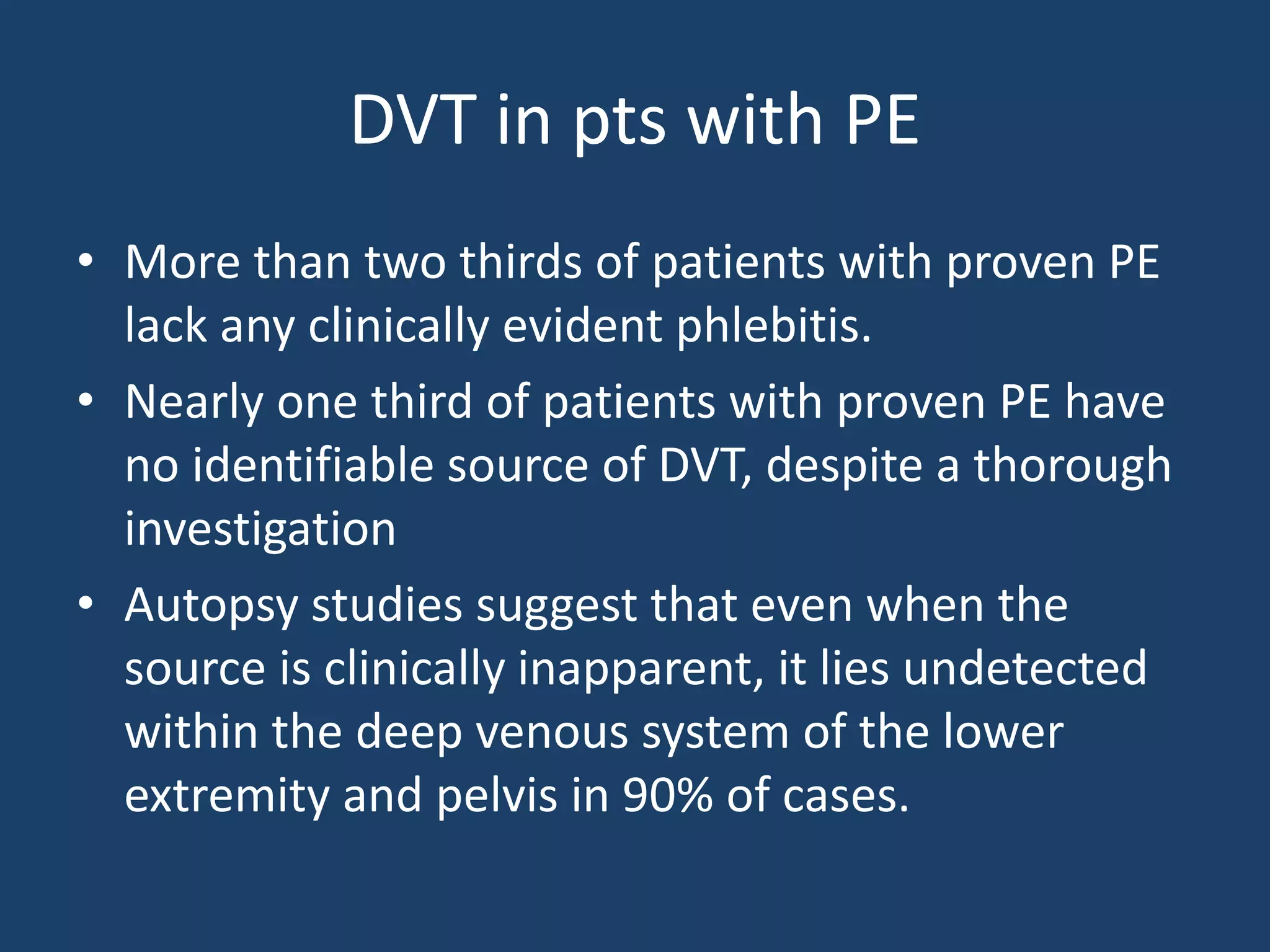 Dvt diagnosis and management | PPTX