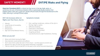 DVT-PE-Risks-and-Flying good safety moment | PDF