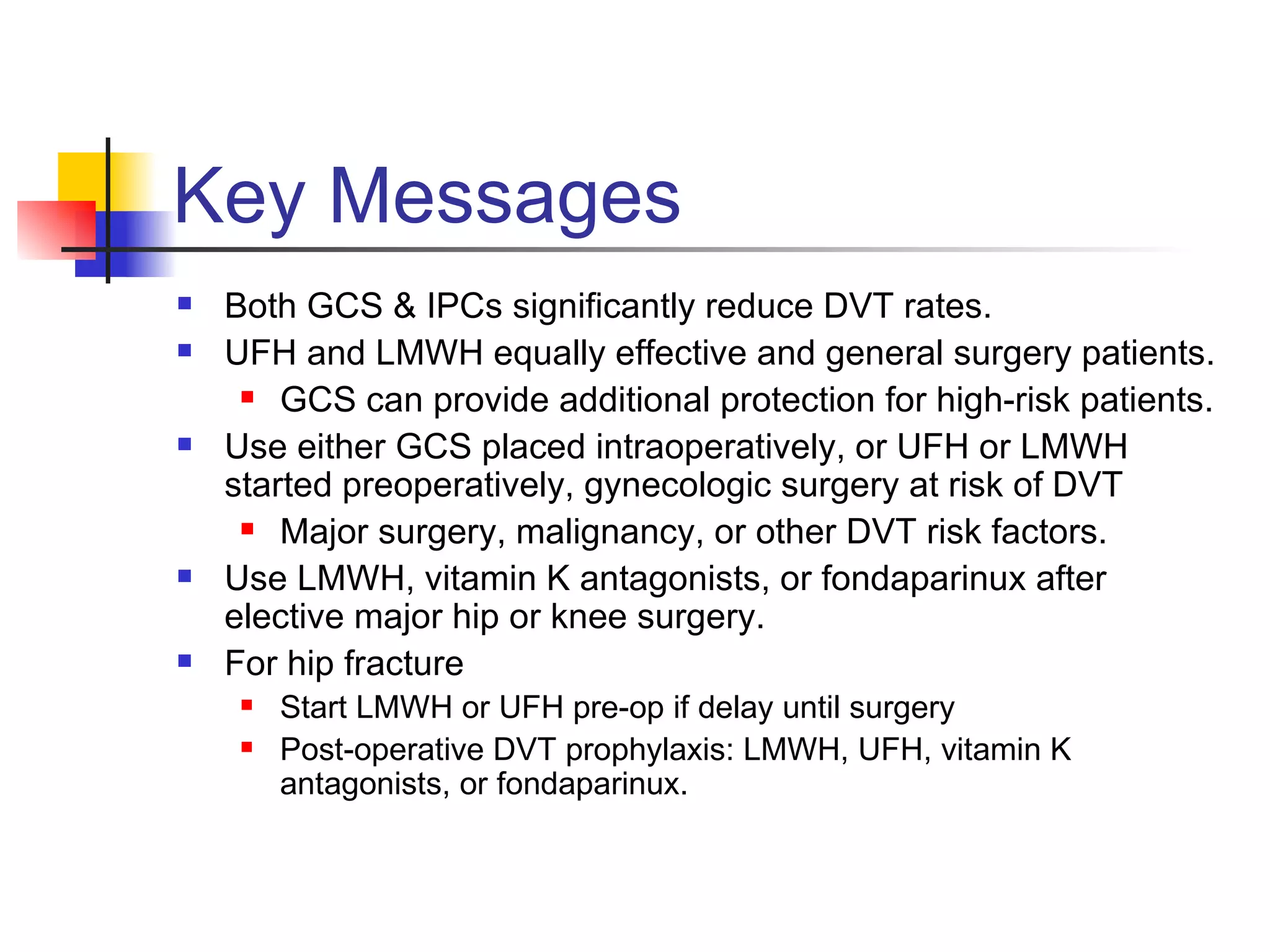 Preventing DVT in Hospitalized Patients | PPT