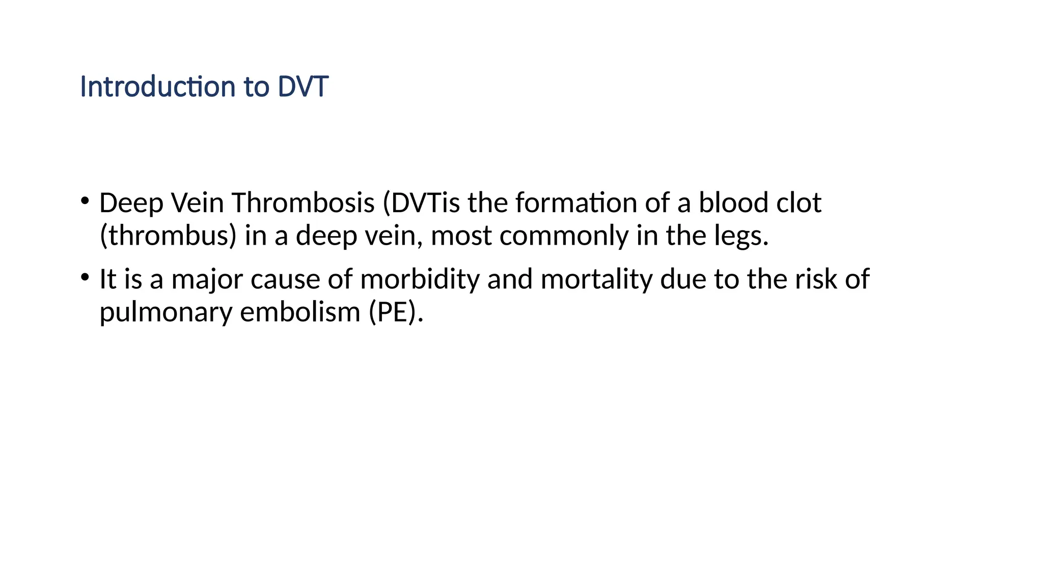 Deep vein Thrombosis - Surgery Presentation.pptx