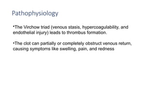Deep vein Thrombosis - Surgery Presentation.pptx