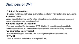 Deep vein Thrombosis - Surgery Presentation.pptx