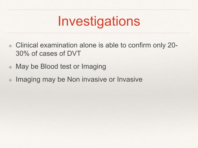 Risk Factors, Prevention, Management of DVT | PPTX | Blood Disorders ...