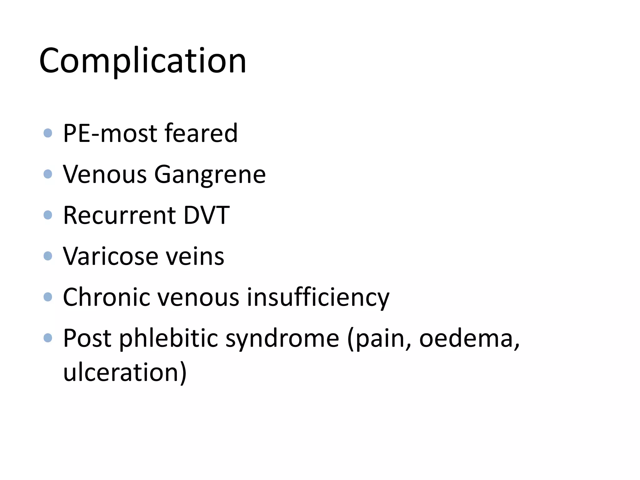 Deep Vein thrombosis and Pulmonary embolism | PPTX