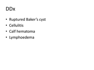 Deep Vein thrombosis and Pulmonary embolism | PPTX
