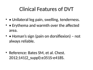 DVT_and_PE_Presentation, diagnosis and treatment (1).pptx
