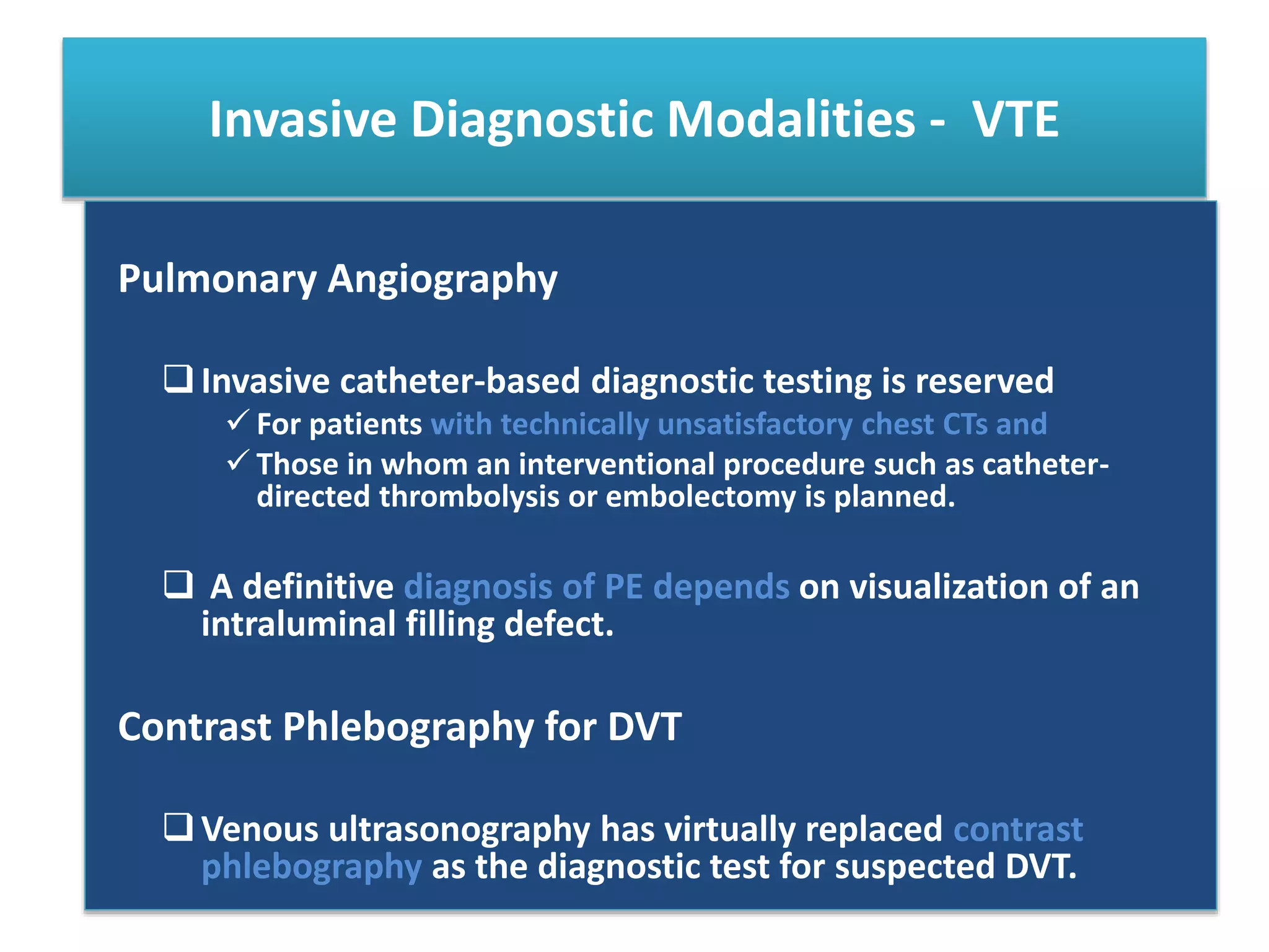 dvt and Pulmonary Thromboembolism 43.pptx | Blood Disorders | Diseases ...