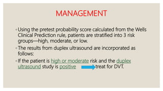 Deep Vein Thrombosis | PPTX