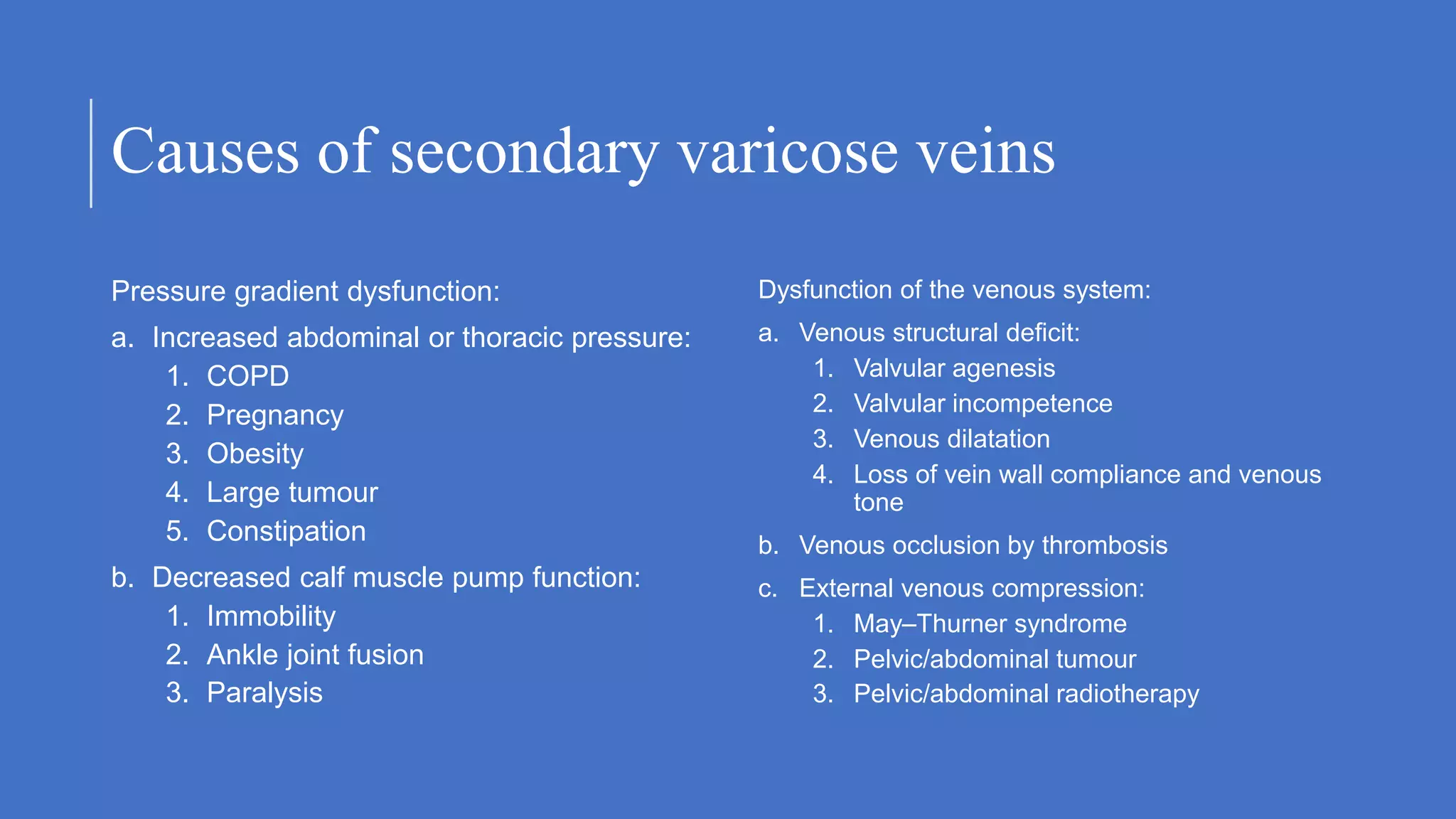 Varicose Veins and Deep Vein Thrombosis | PPTX