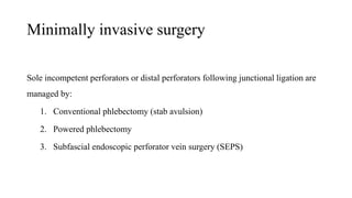 Varicose Veins and Deep Vein Thrombosis | PPTX