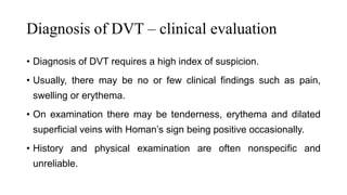 Varicose Veins and Deep Vein Thrombosis | PPTX