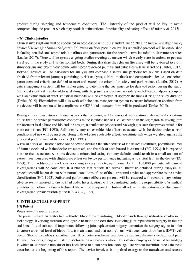 DVTech - a novel wearable medical device to detect Deep Vein Thrombosis ...