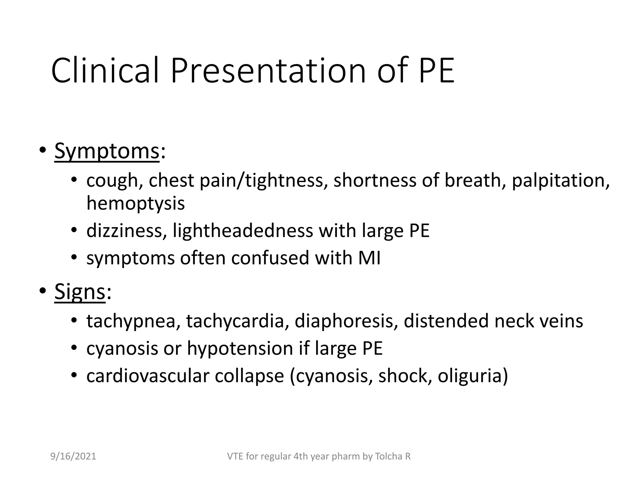 Pharmacotherapy of Venous thrombo embolism | PPTX