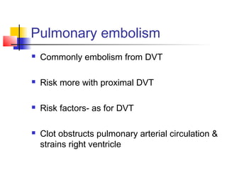 Dvt & pe | PPT