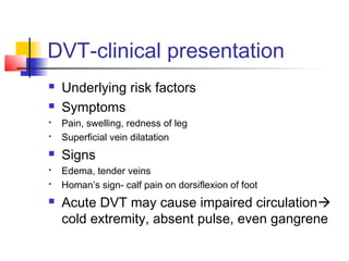 Dvt & pe | PPT
