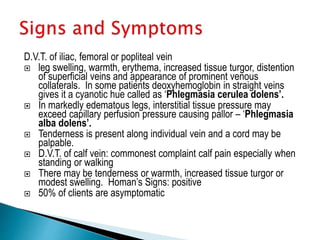 DVT Presentation.ppt | Pregnancy | Reproductive Health