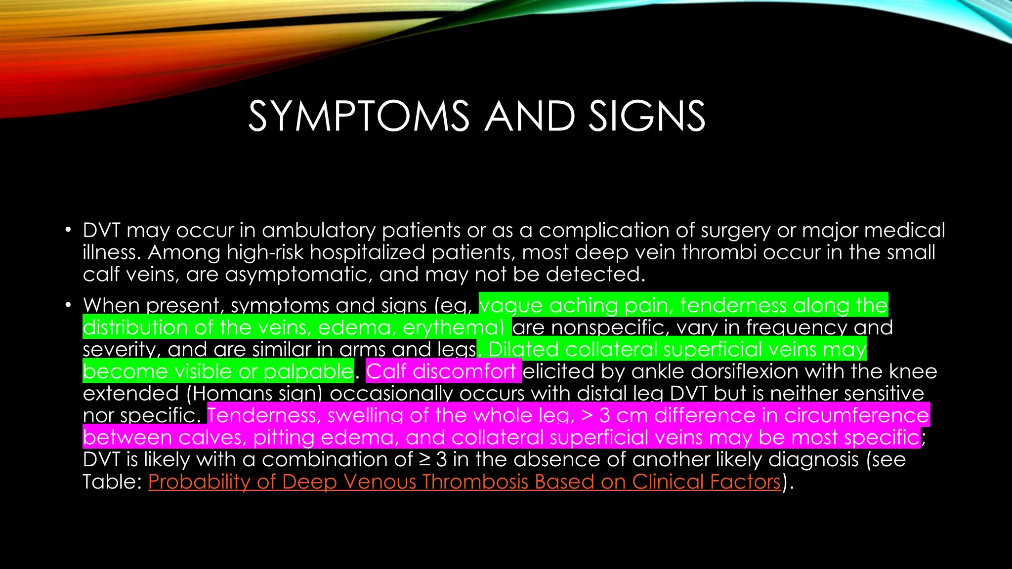 DVT PRESENTATION.pptx prepared by dr hassan | PPTX